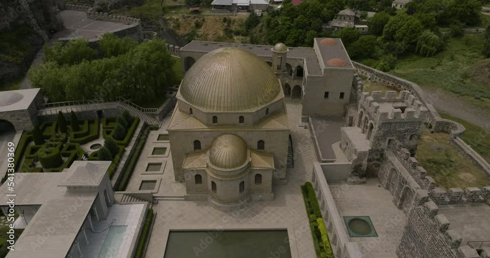 Magnificent golden-domed mosque erected in 1752 in the Rabati Castle ...