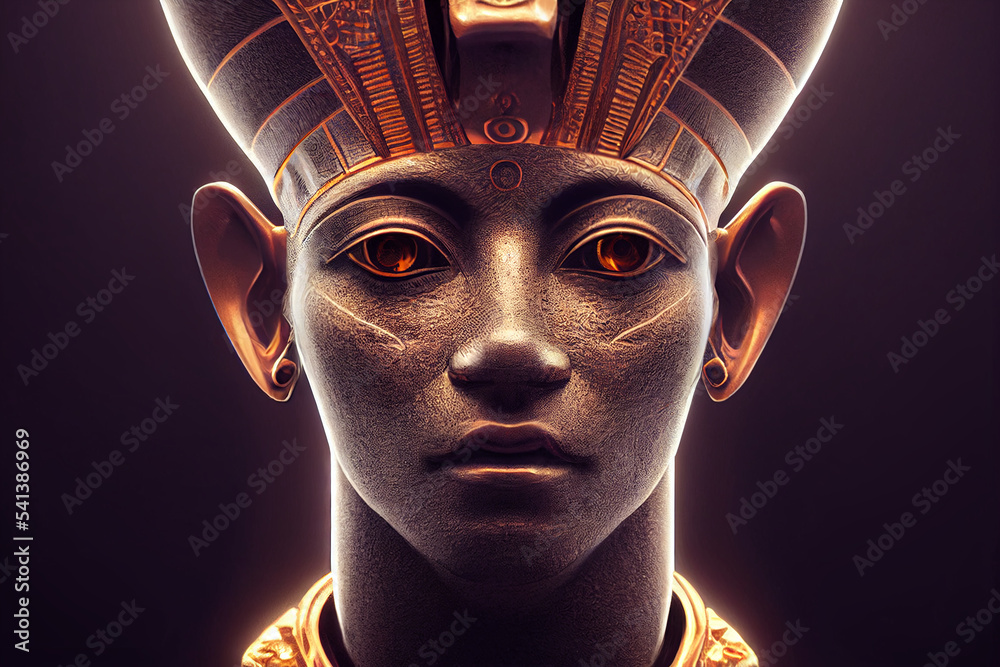 Egyptian god osiris. Generative AI Stock Illustration | Adobe Stock