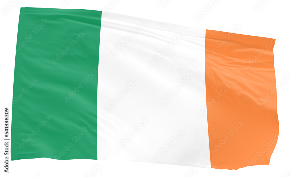Ireland waving flag transparent background PNG Stock Illustration ...
