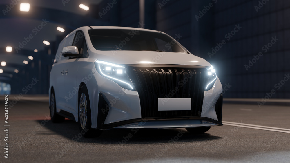 Shanghai, China. October 26, 2022. GAC M8 is a small commercial van ...