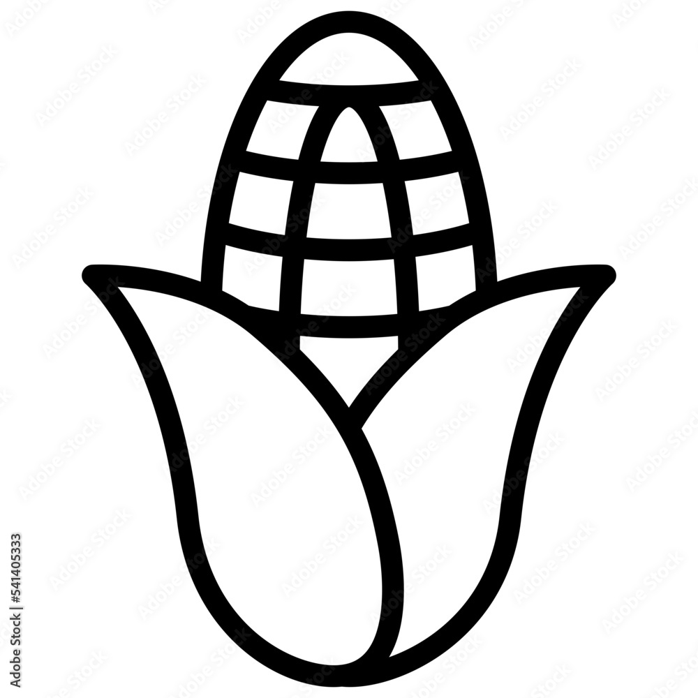 corn maize icon logo Stock Vector | Adobe Stock