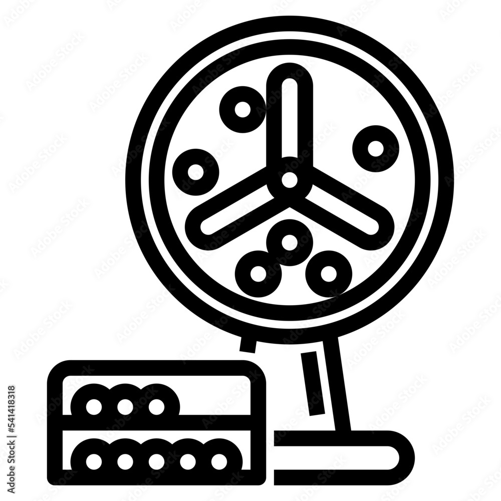 bingo line icon Stock Vector | Adobe Stock