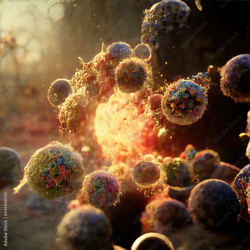 Cells fight disease under the electron microscope - graphic ...