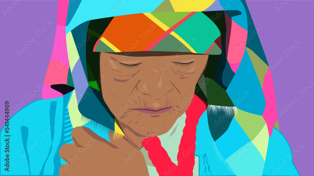 Indigenous women with traditional cloth. Mujer Lenca tradicional ...