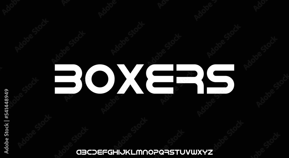 BOXERS Unique and Minimal TECH Letter set for your new startup ...