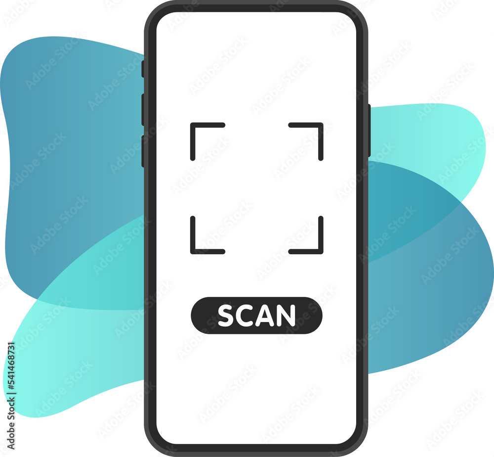 Scan QR code on smartphone. Sample qr code for scanning. Qr ...