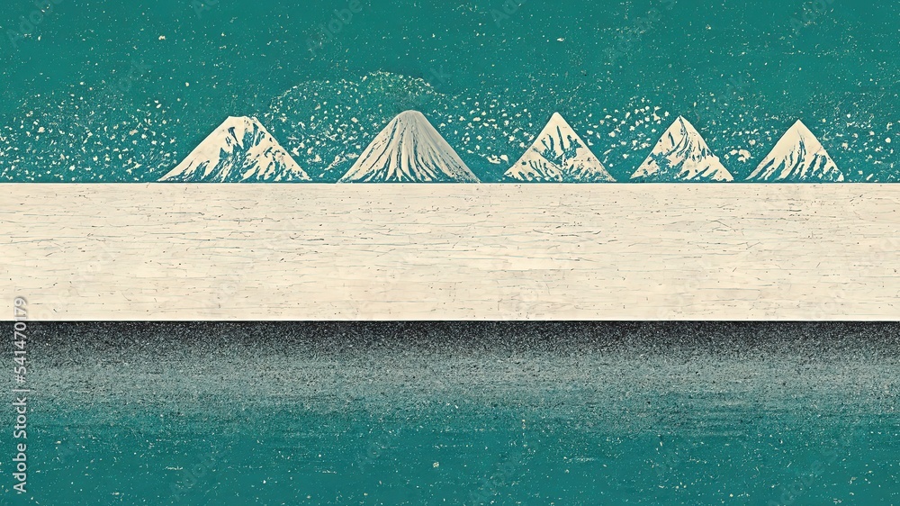 Linear green and white mountains, Japanese textures Japanese ...