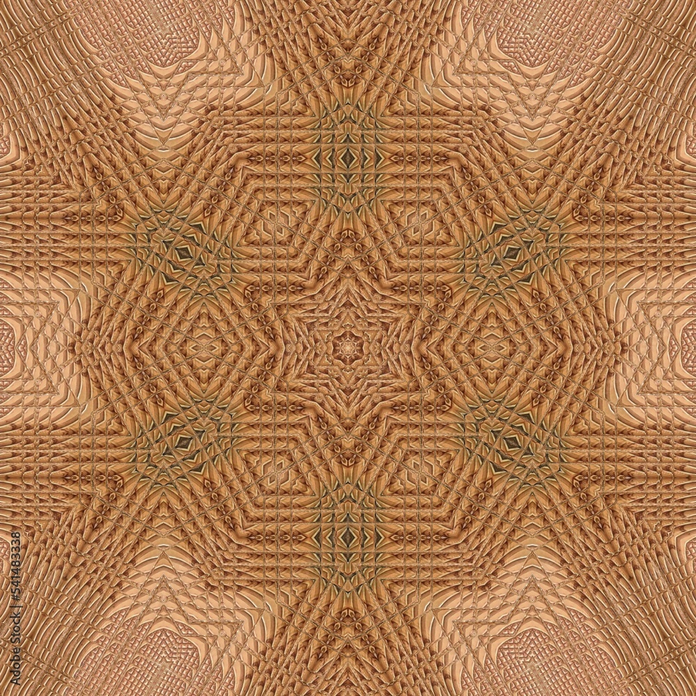 Mystical pattern design for the background. 3d illustration art for ...