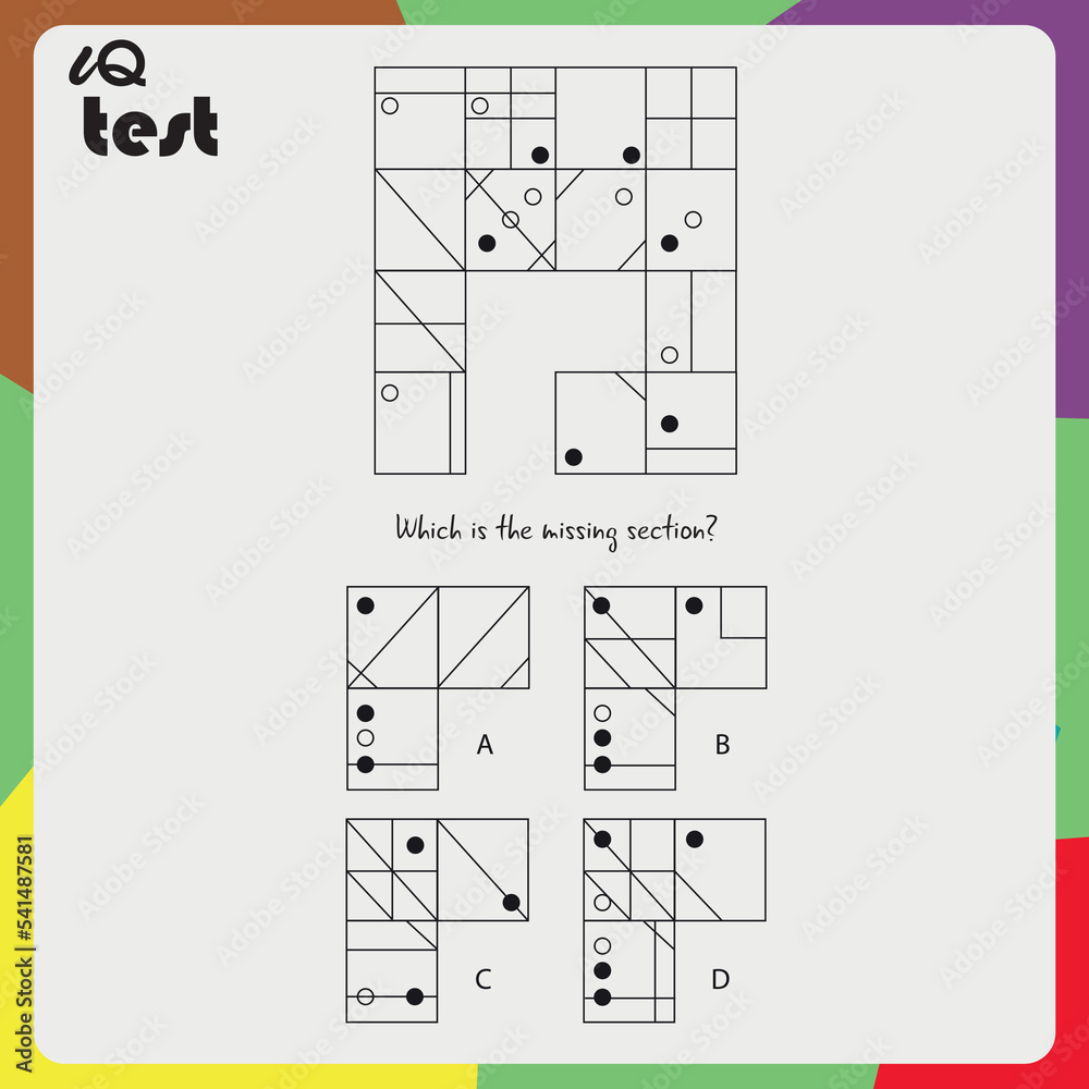 Practice Questions Worksheet for Education and IQ Test. task for the ...