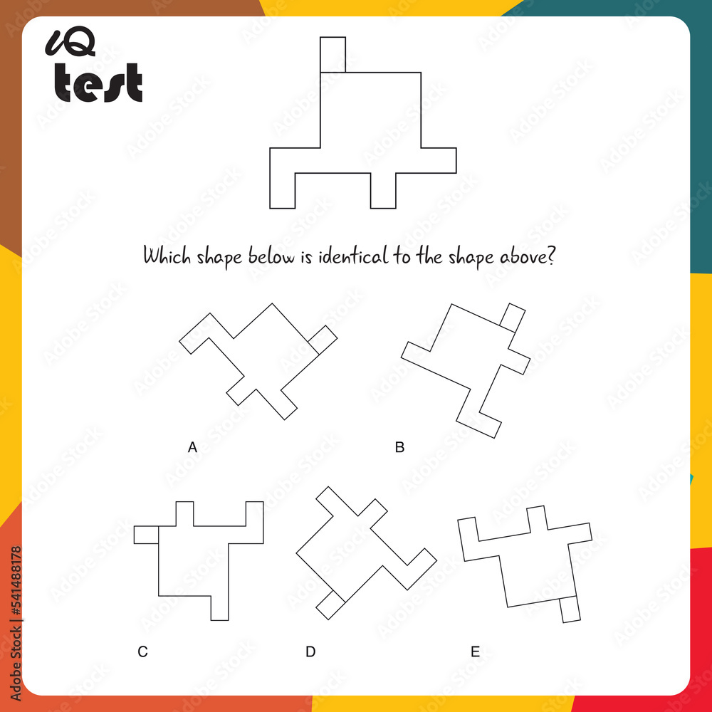 Practice Questions Worksheet for Education and IQ Test. task for the ...