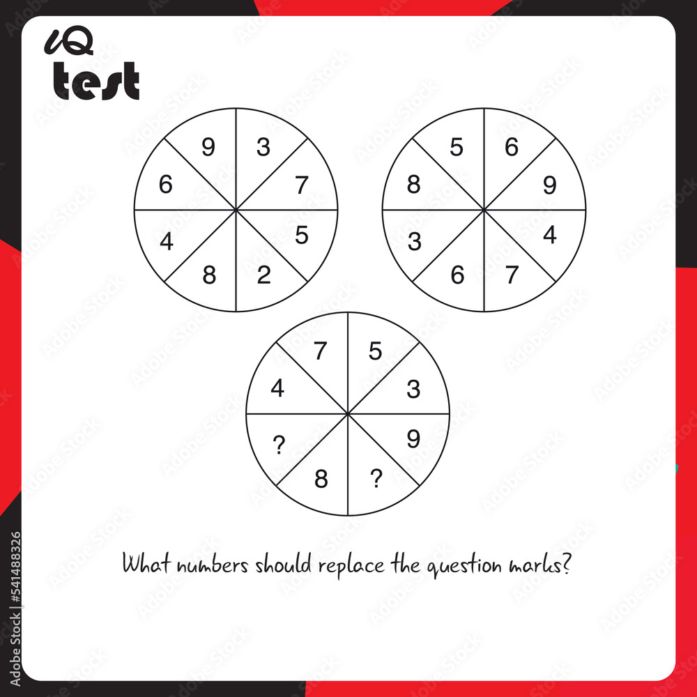 Practice Questions Worksheet for Education and IQ Test. task for the ...