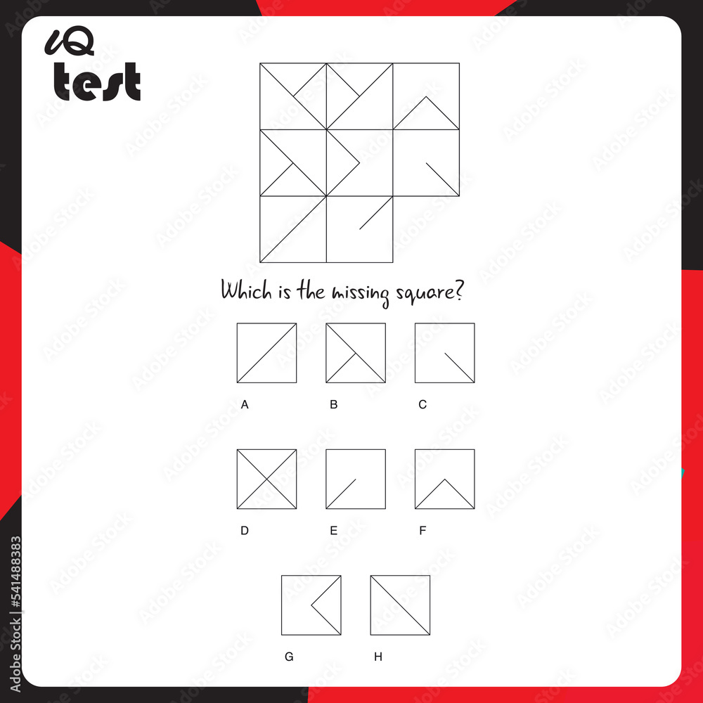 Vetor de Practice Questions Worksheet for Education and IQ Test. task ...