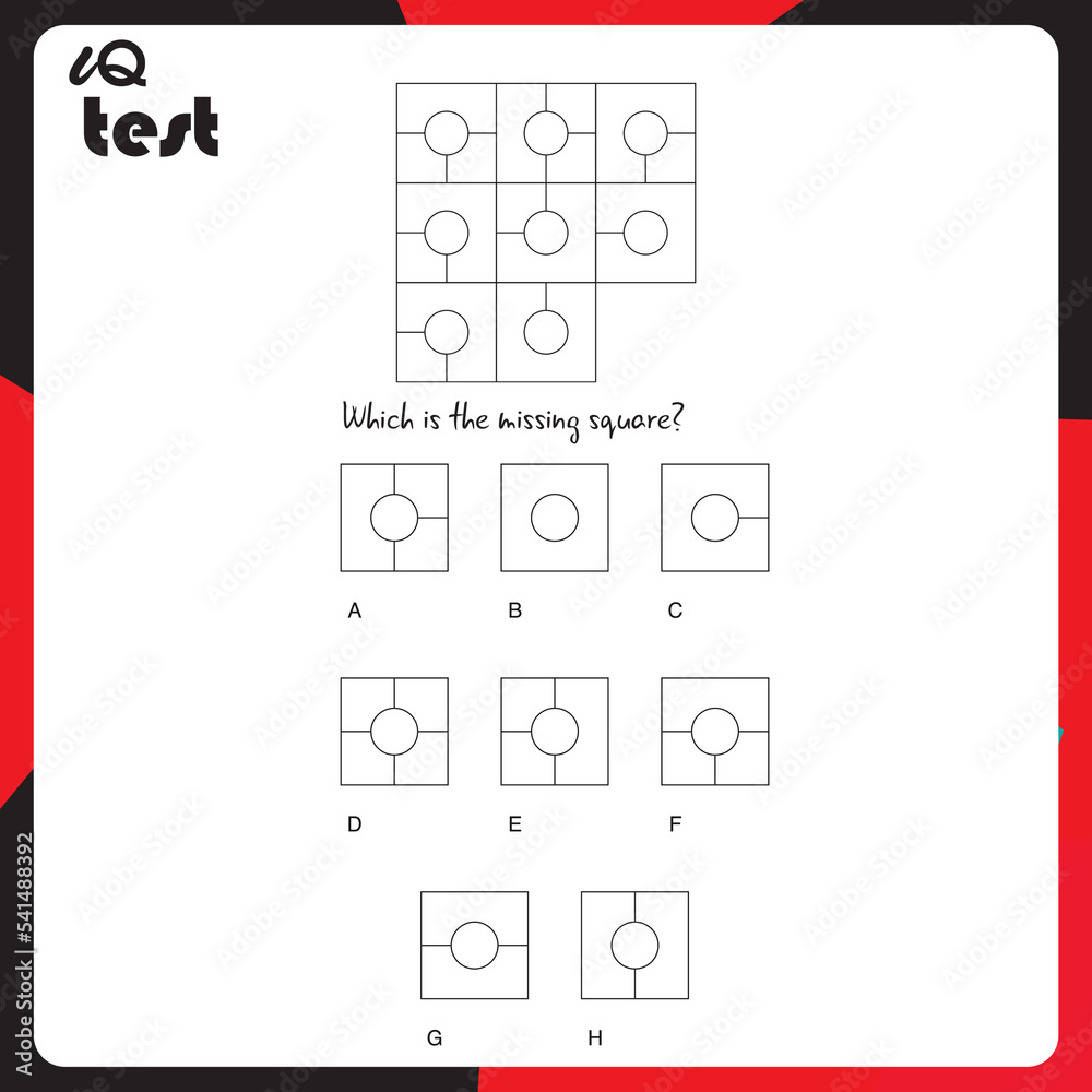 Practice Questions Worksheet for Education and IQ Test. task for the ...