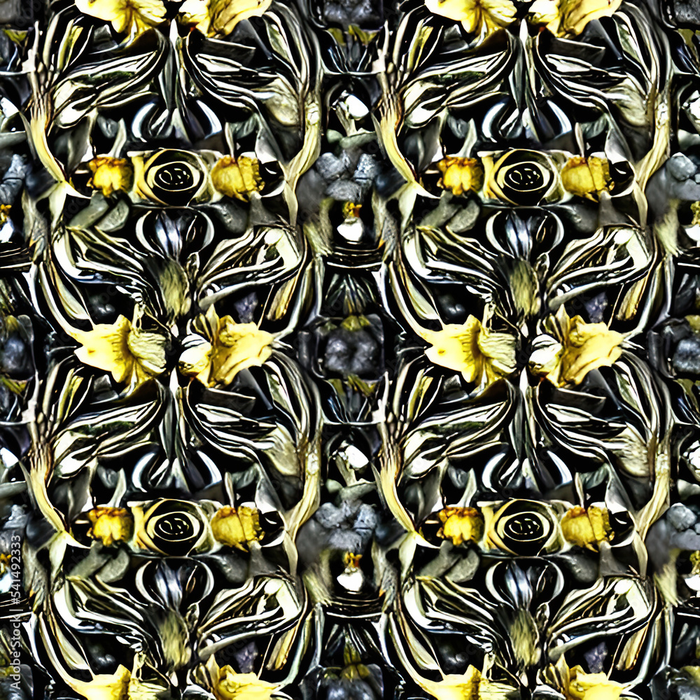 2D floral pattern for illustration Stock Illustration | Adobe Stock