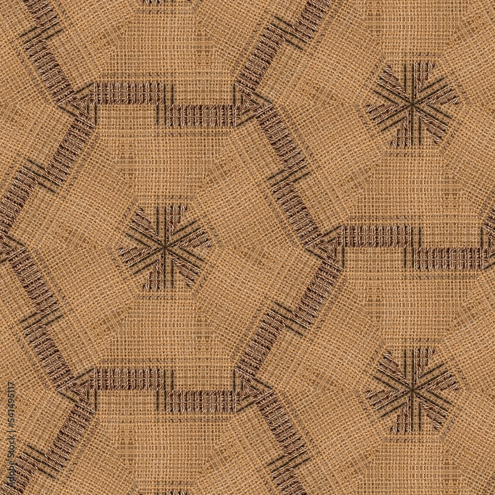 Vintage fashion background with jute sack pattern. Spread awareness of ...
