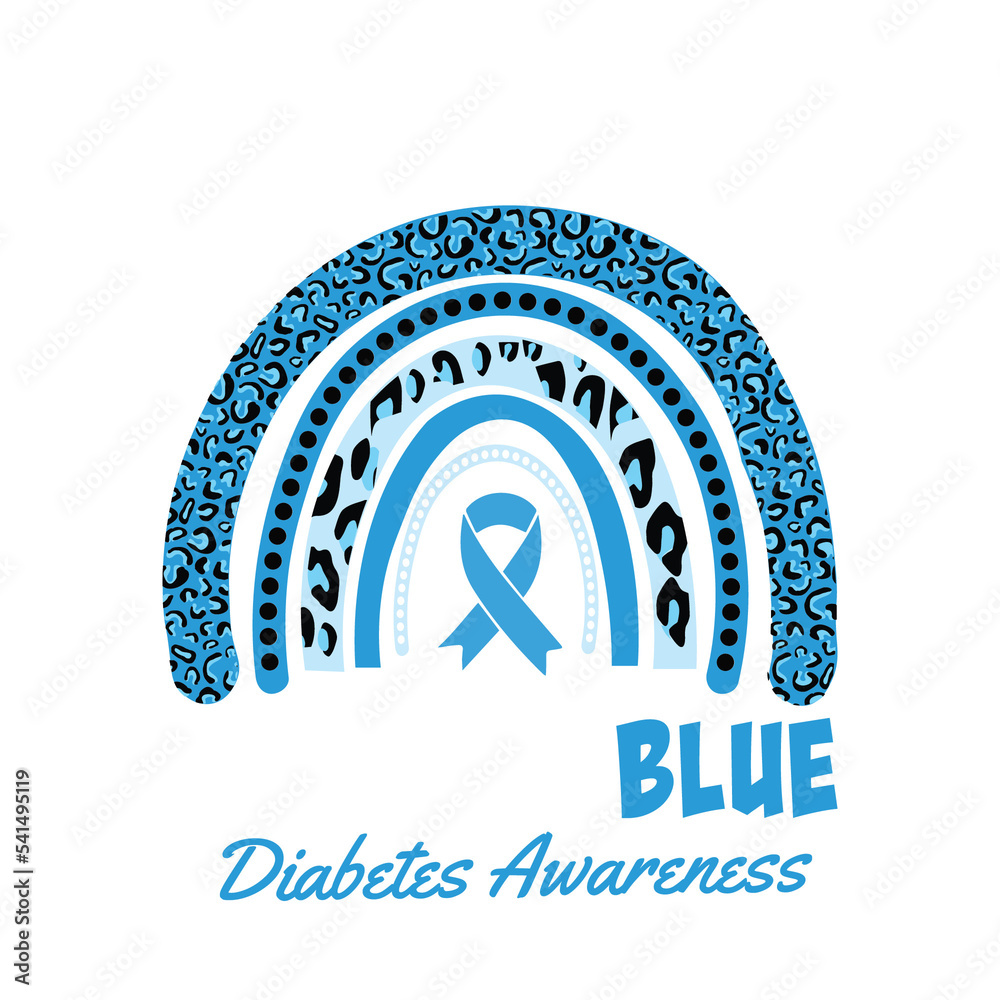 in November we wear blue SVG, Diabetes Awareness SVG, We wear blue SVG ...