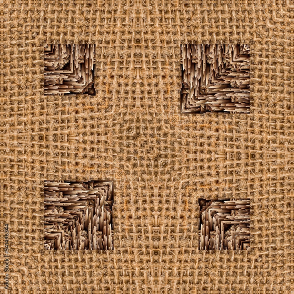 Vintage fashion background with jute sack pattern. Spread awareness of ...