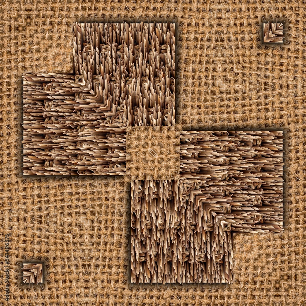 Vintage fashion background with jute sack pattern. Spread awareness of ...