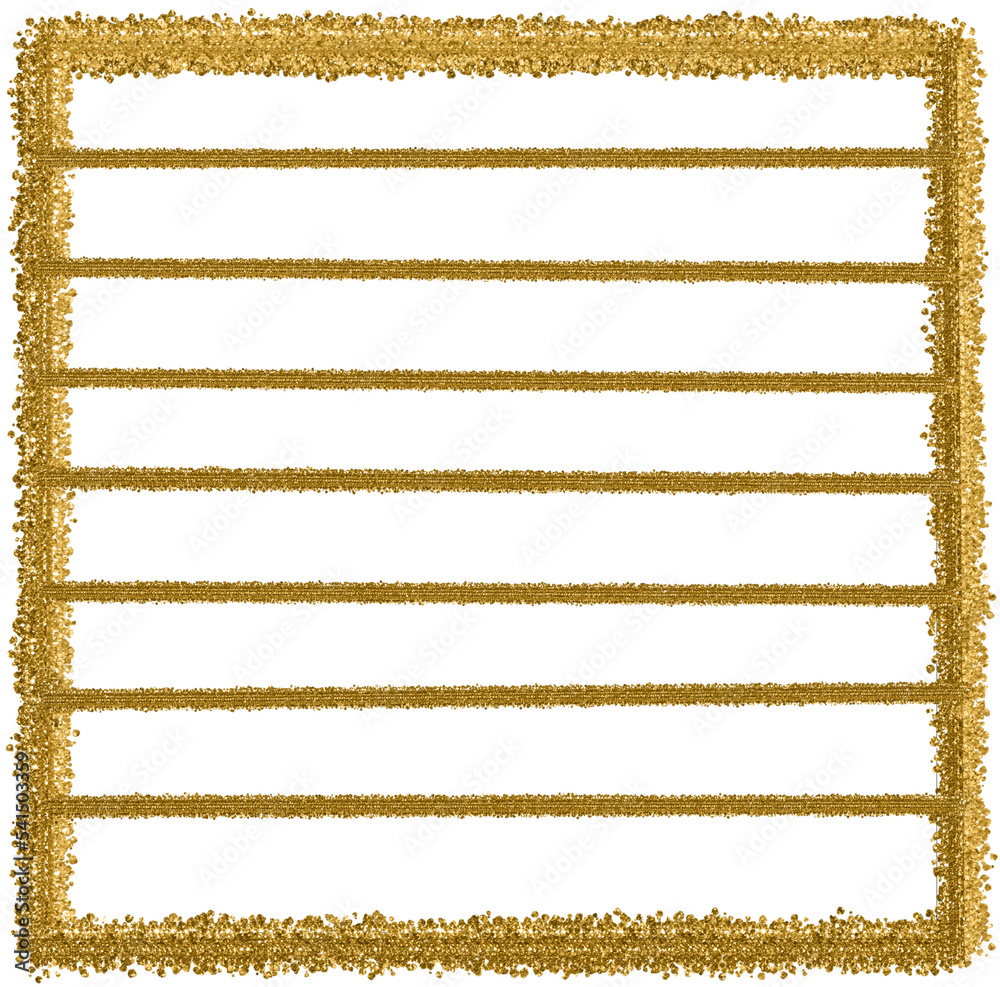 Gold Sticky Note, Decorative Notes Stock Illustration | Adobe Stock