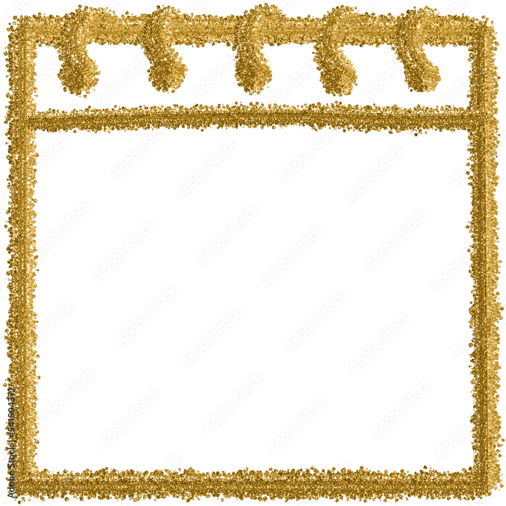 Gold Sticky Note, Decorative Notes Stock Illustration | Adobe Stock