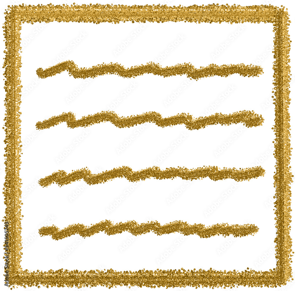 Gold Sticky Note, Decorative Notes Stock-Illustration | Adobe Stock