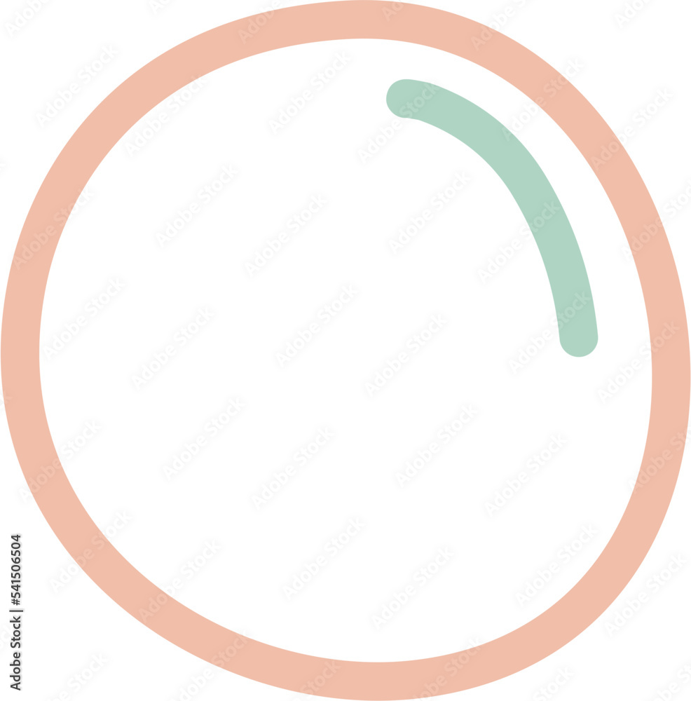 Colorful Cute Doodle Bubble Vector Illustration Stock Vector | Adobe Stock