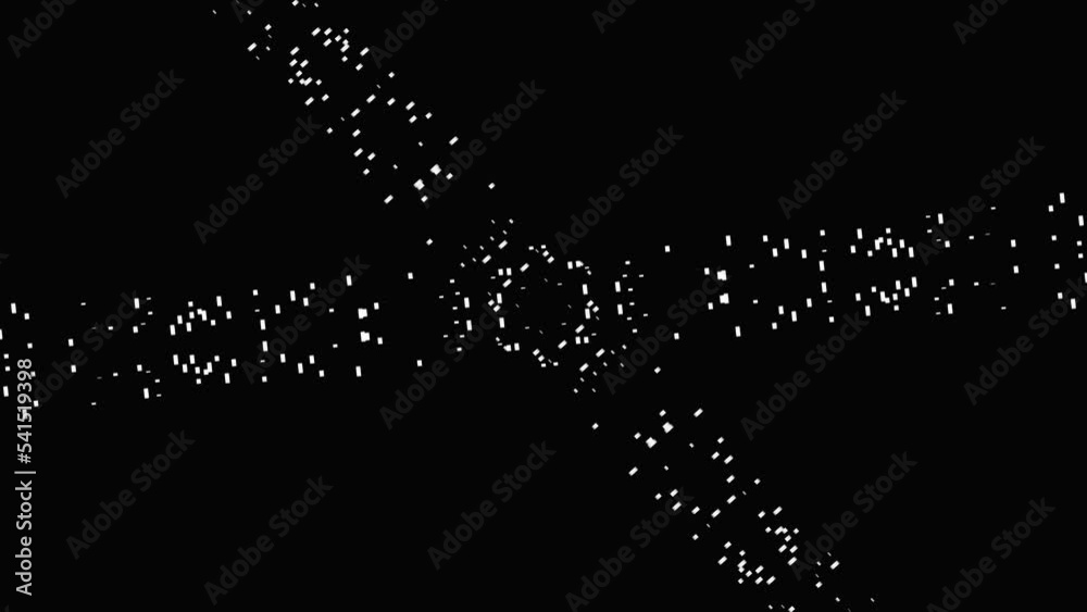 Video „Black and white animated patterns. Curved lines in motion ...