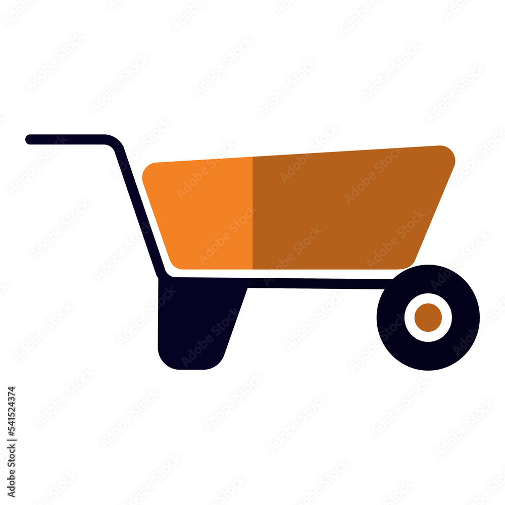 Concrete cement cart icon for your website, logo, app, UI, product ...