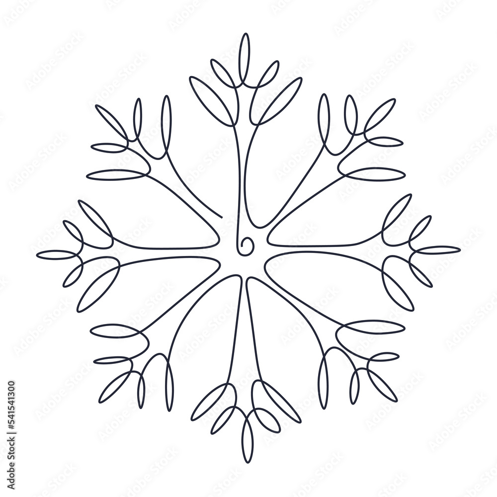Snow Flakes Easy To Draw On Illustrator