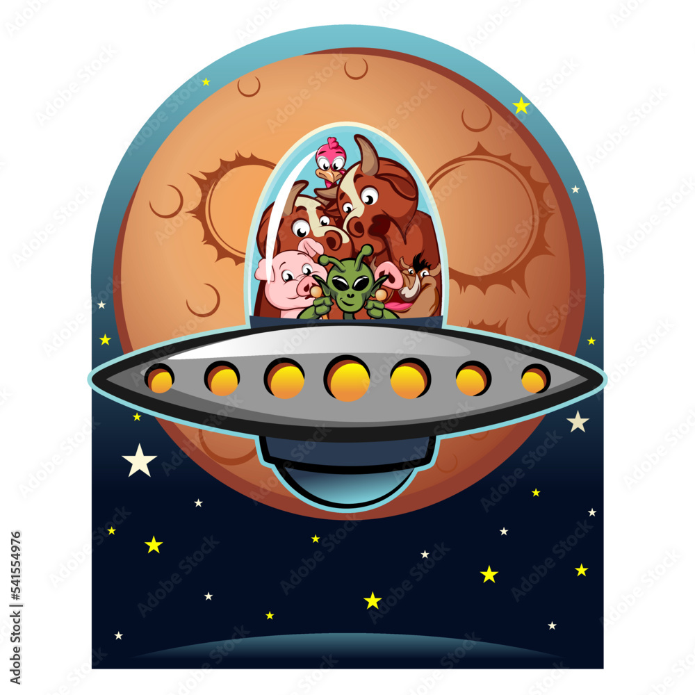 vector illustration of mascot character stickers, pigs, turkeys and ...