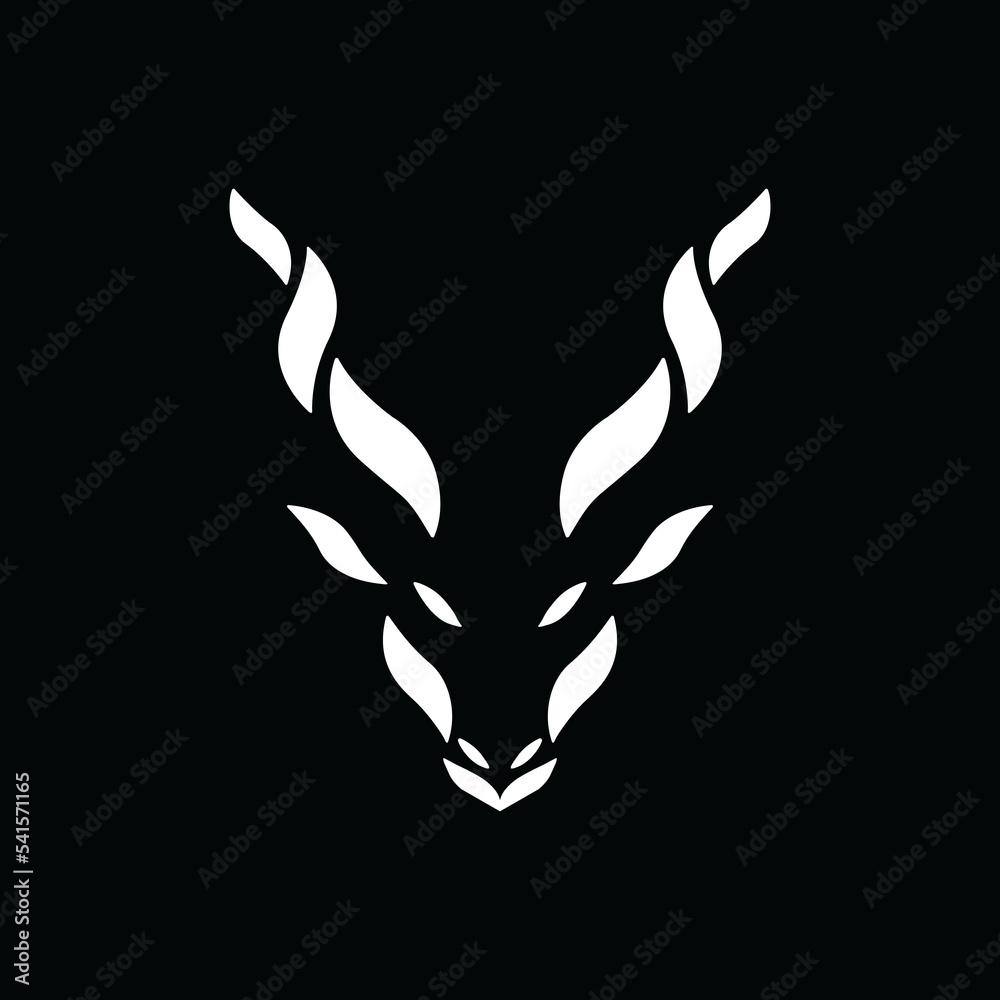 Markhor logo and icon markhoor cooperate Identity logo. Black and white ...