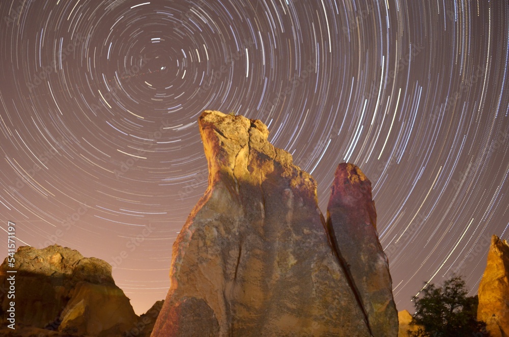 stone in the night Stock-Foto | Adobe Stock
