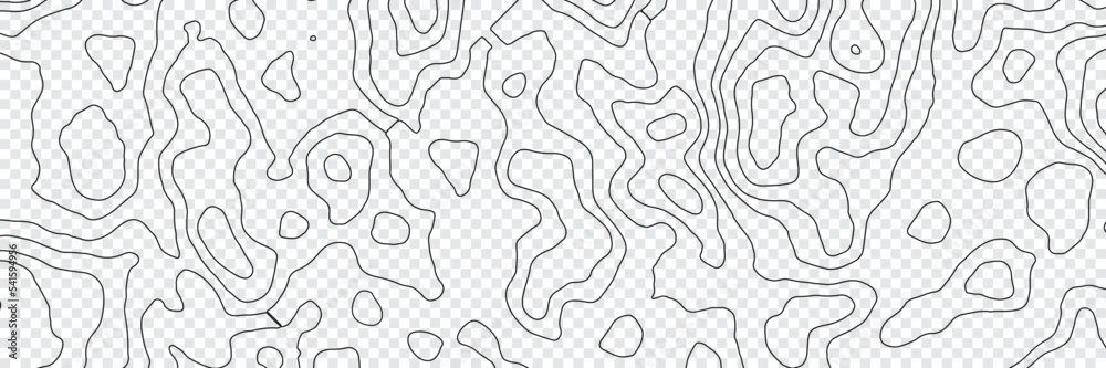 Vector seamless background with texture topographic contour line ...