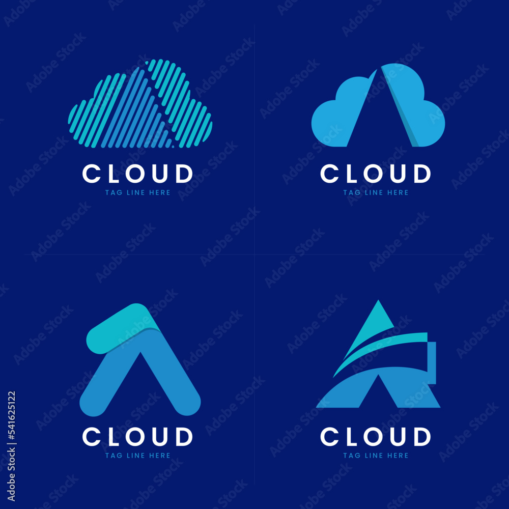cloud logos, technology logos, corporate logo designs, Alphabet logos ...
