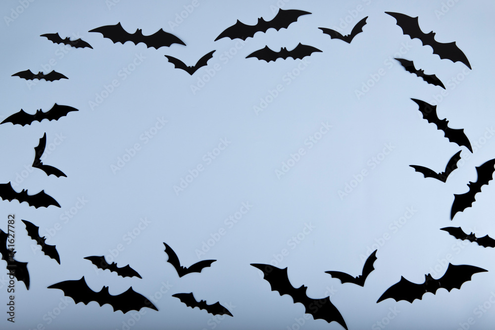 Halloween Bat Border