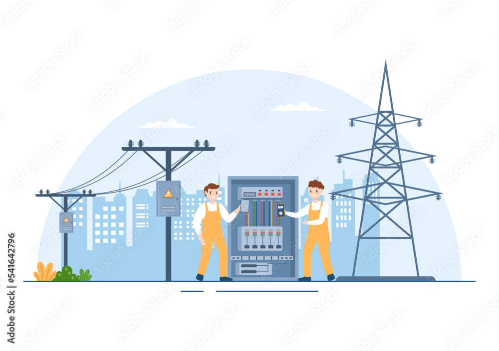 Lighting and Electricity Energy Maintenance Service Panel Cabinet of ...