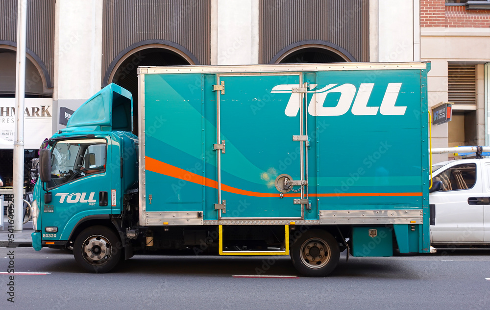 SYDNEY, AUSTRALIA. – On September 08, 2020. - Toll courier delivery ...