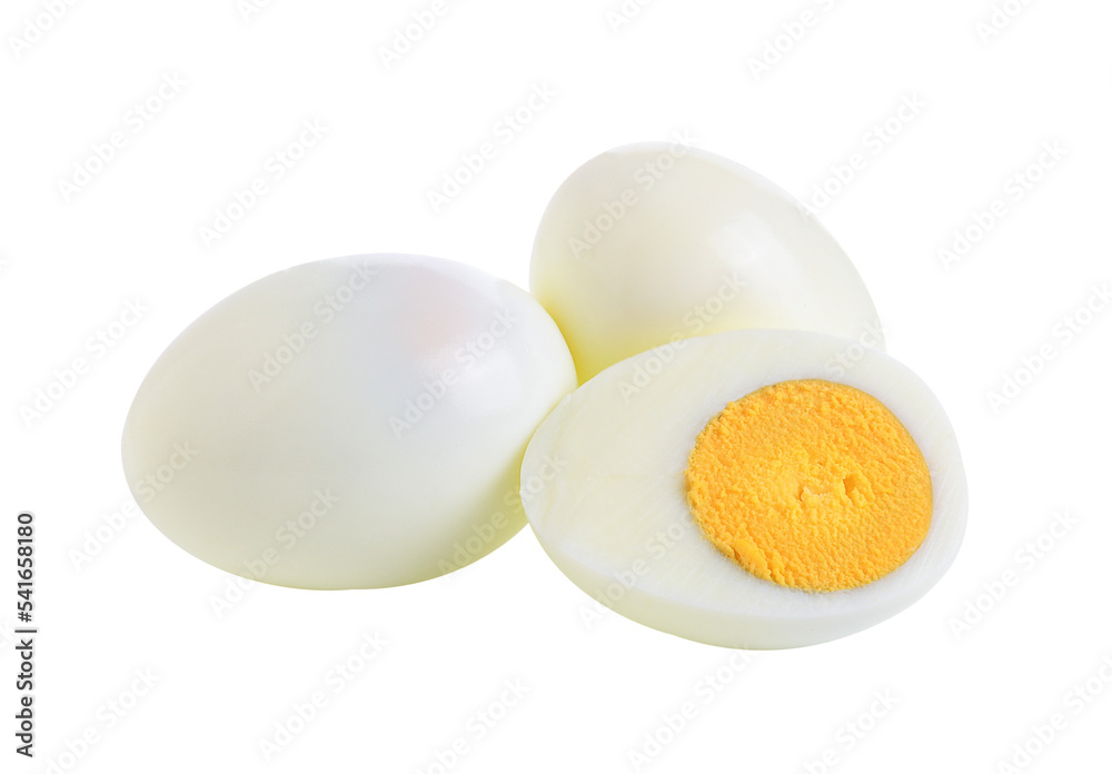 boiled egg on transparent png Stock Photo | Adobe Stock