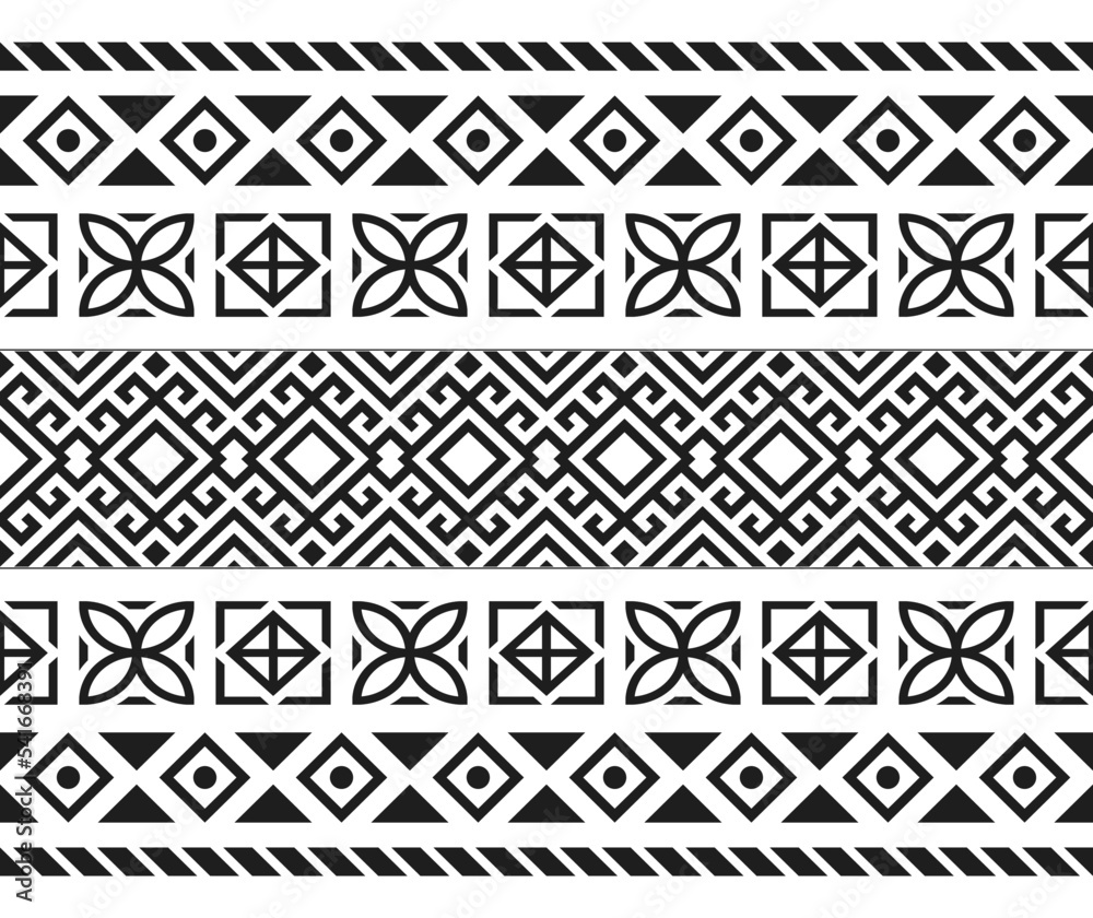 Aztec Tribal Print Background
