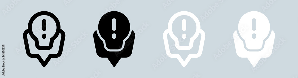 Tips icon set in black and white. Solution signs vector illustration ...