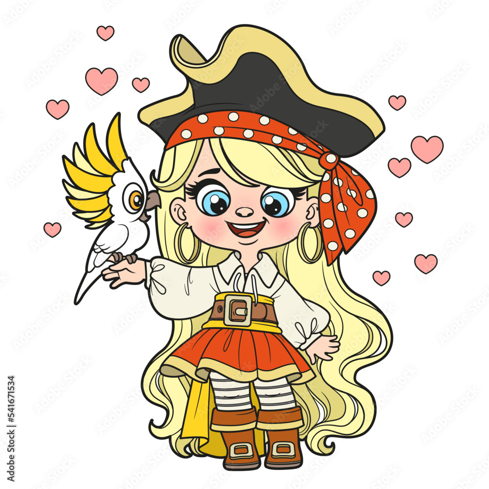 Cartoon Girl Pirates