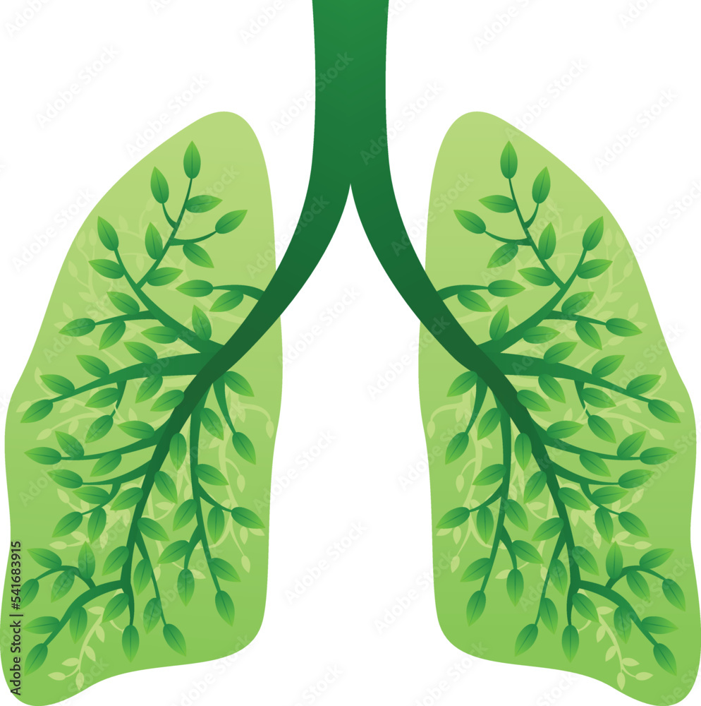 Green healthy Lungs for National Pollution Prevention Day and ...