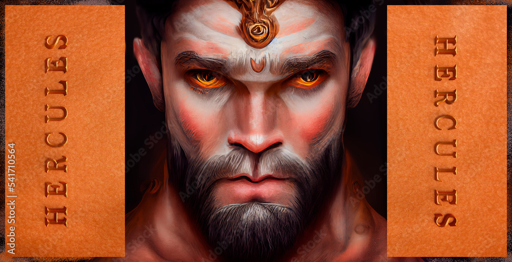 Heracles God. Greek mythology. Hercules, Greek hero. Son of Zeus and ...