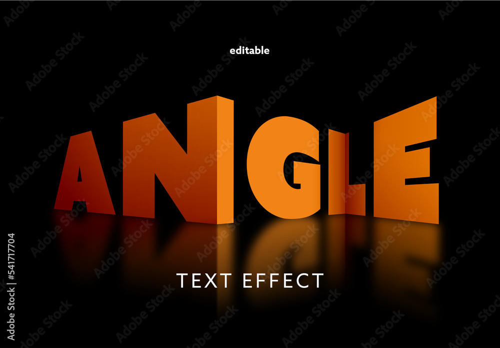 Corner Text Effect Stock Template | Adobe Stock