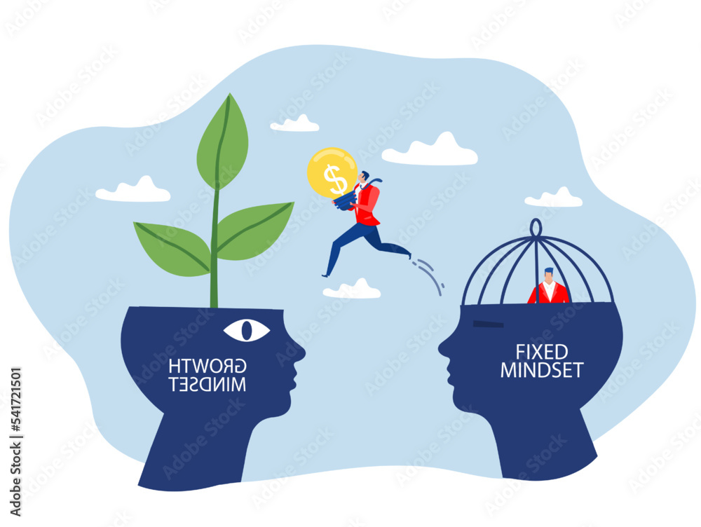 problem solving concept, business people standing with Two business ... problem solving concept, business people standing with Two business ...
