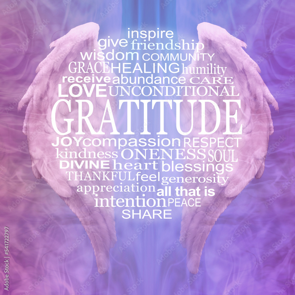 Angelic Gratitude Circle of Wise Words Wall Art - circular GRATITUDE ... Angelic Gratitude Circle of Wise Words Wall Art - circular GRATITUDE ...