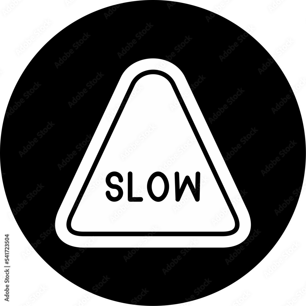 Slow Down Clipart Black And White
