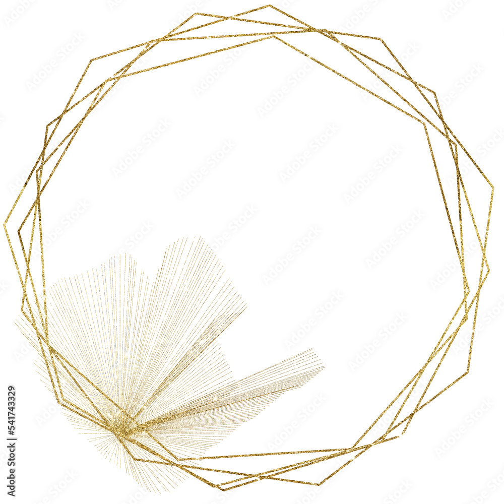 Gold Foil Frame ,gold splatter frames glitter,Gold brush stroke on ...
