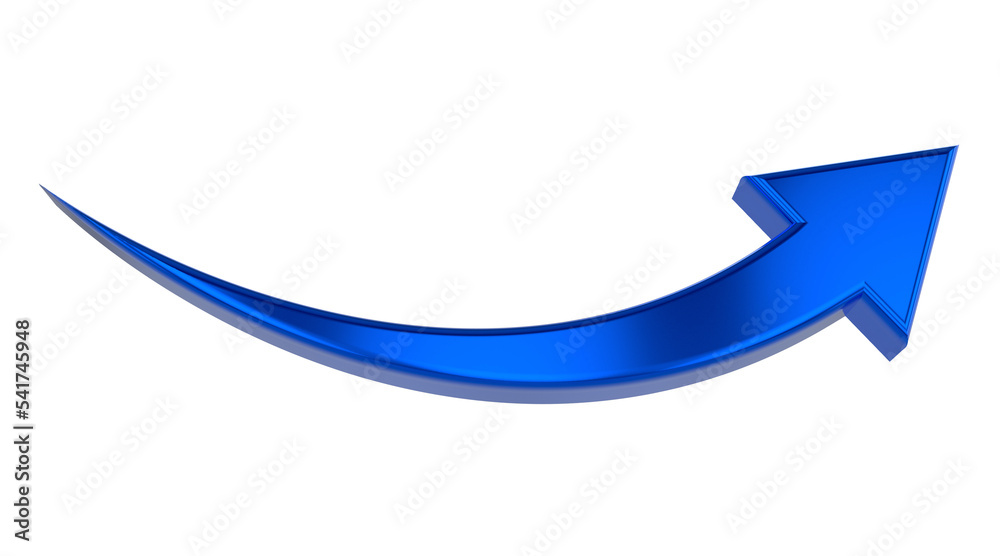 3D arrow icon on Transparent PNG background. 3d style. arrow icon for ...