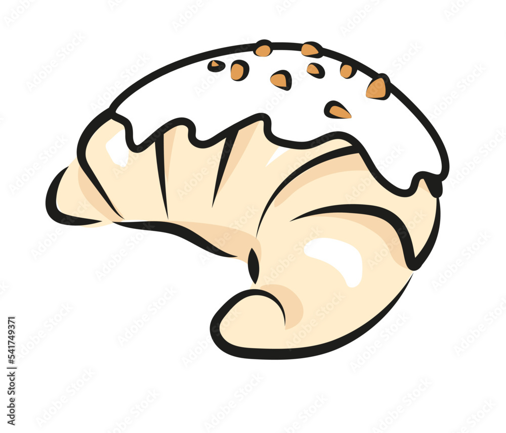 Grafika wektorowa Stock: Rogal Świętomarciński | Adobe Stock